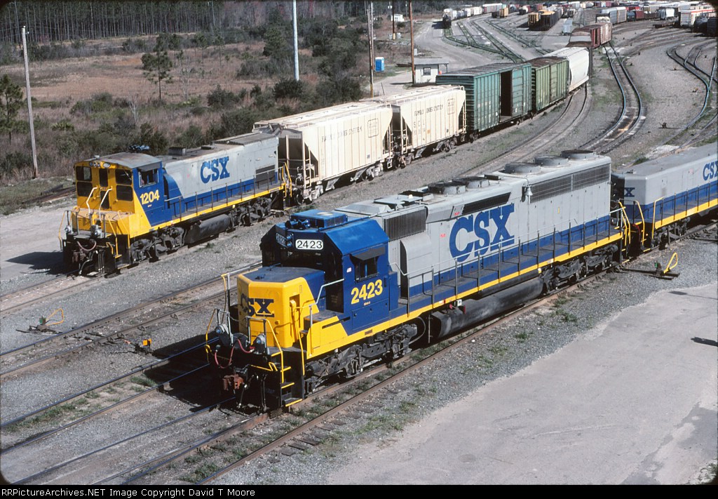 View from Tower B finds two yard jobs at work